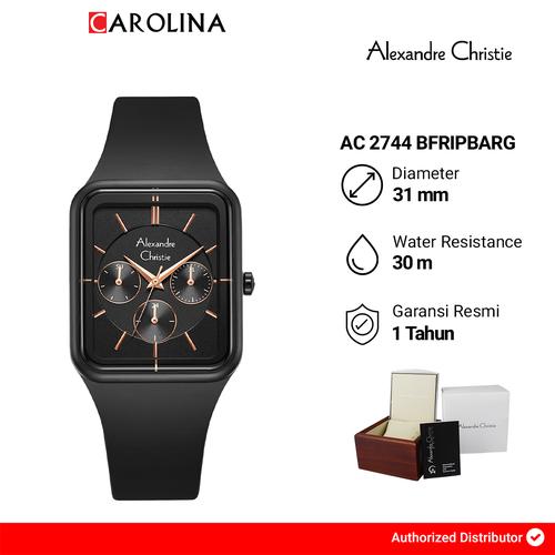 Promo Jam Tangan Wanita Alexandre Christie AC 2744 BFRIPBARG Black Dial ...