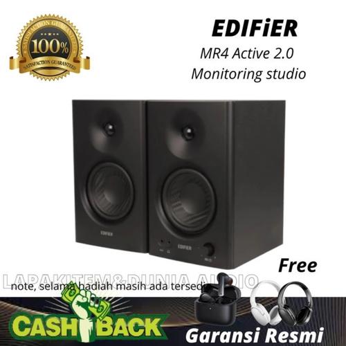 Jual Edifier MR4 Active 2.0 Monitoring Bookshelf Speaker black ...