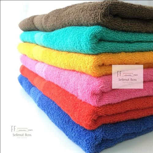 Jual Handuk Mandi Hotel Premium 70 x 140 cm Polos - tosca - Jakarta ...