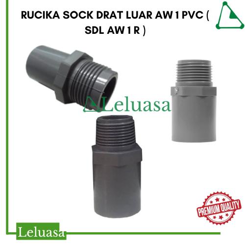 Jual Keni Sock Pipa PVC Paralon Saluran Air DRAT LUAR AW Ukuran 1 Inchi ...