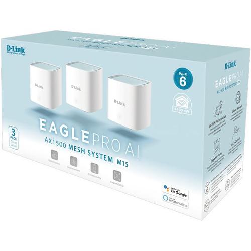 Jual D-Link M15-3 , EAGLE PRO AI WIFI-6 AX1500 Gigabyte Mesh - 3Pack ...