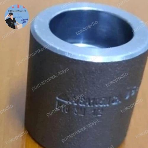 Jual SOCKET WELDED BESI CLASS 3000 11/2" INCH / COUPLING BESI A105 SW ...