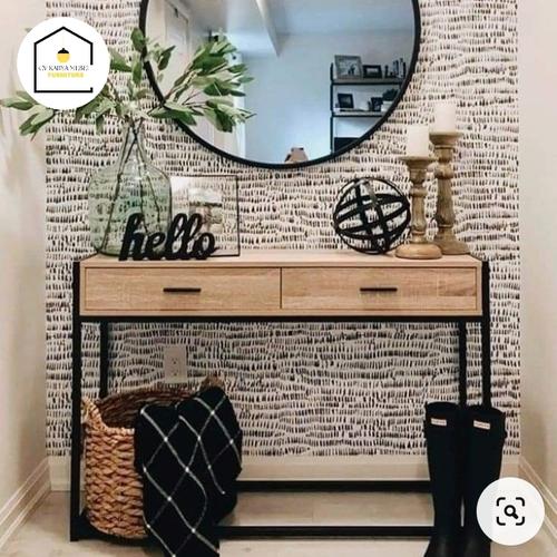 Jual meja konsol console table meja sudut minimalis kaki besi - Kota ...