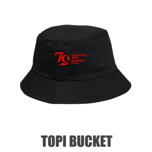 Jual Topi Bucket Hats Hut Ri Kemerdekaan Indonesia Agustusan - Putih ...