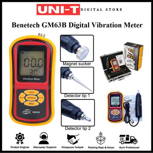 Jual Benetech GM63B Digital Vibration Meter Alat Ukur Getaran Mesin - Getaran Meter Vibration ...