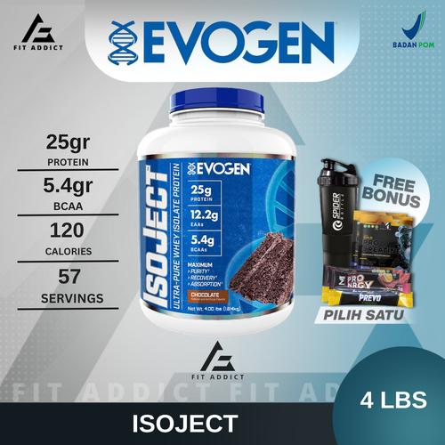 Promo Evogen Isoject 4 Lbs Lb 4Lbs 4Lb Whey Isolate Hany Rambod Iso ...
