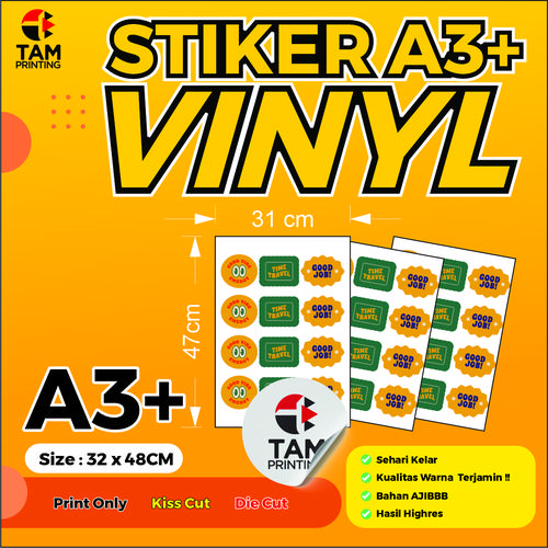 Jual Cetak Stiker Vynil Exilo A3+ Murah & Kualitas Warna Highres ...