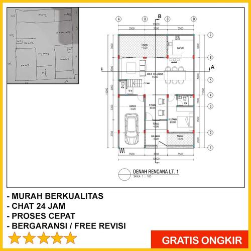 Jual JASA DESAIN DENAH RUMAH LAYOUT 2D - Kota Bandung - idestudio ...