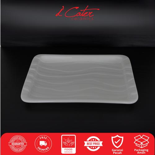 Jual Piring Saji Keramik K123 Ukuran 31,5 x 20 cm Piring Porcelain ...