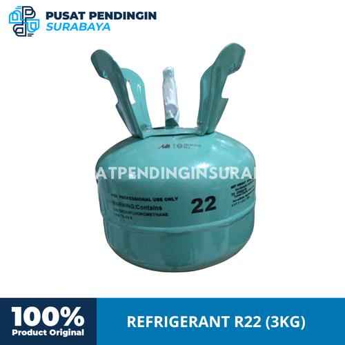 Jual REFRIGERANT R22 (3KG) - Freon R22 3kg - Kota Surabaya - PUSAT ...