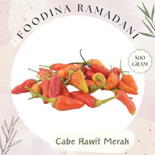 Jual CABE RAWIT Merah - Red Chilli Fresh [ Berat 500gr ] Harga Per 0,5 ...