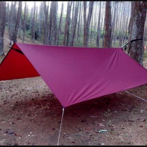 Jual [Dakidaku] Flysheet 3X6 Meter 19 Loop Ultralight Waterproof Merk ...