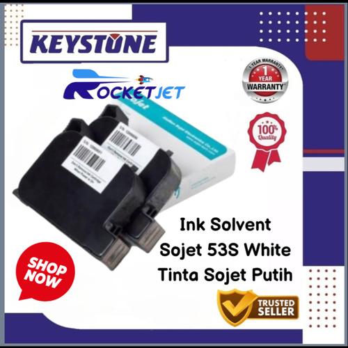 Jual Ink Solvent Sojet 53S White Tinta Sojet Putih - Jakarta Barat ...