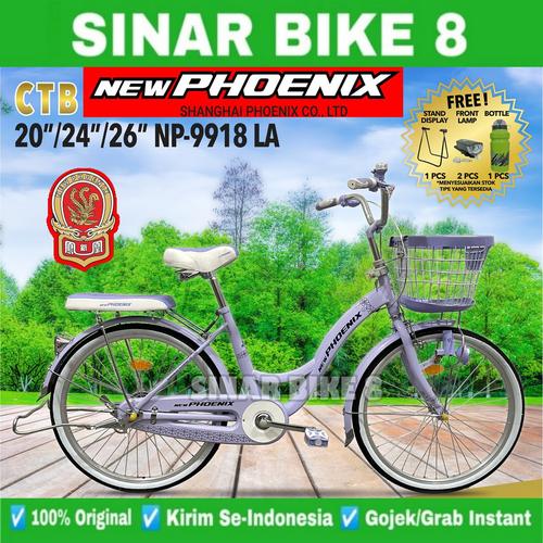 Jual Sepeda Mini Keranjang Dewasa PHOENIX New NP 9918 LA Ukuran 20 24 ...