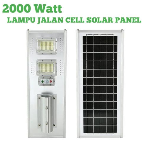 Promo Lampu Led 2000Watt PJU Solar Panel 2000W Lampu Jalan All In One ...