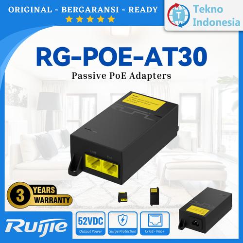 Jual Ruijie RG POE AT30 1 port PoE adapter injector gigabit (1000Base-T ...