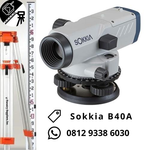 Jual Sokkia B40A Auto level WP B-40 Automatic Autolevel Tripod Rambu bak ukur Waterpass Leveling ...