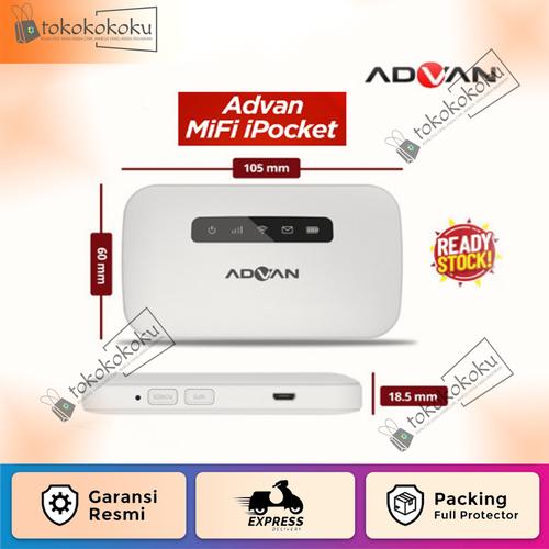 Jual advan mifi ipocket MF01 Wi-Fi 4G LTE modem Portable Wifi garansi ...