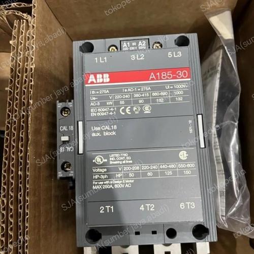 Jual SALE KONTAKTOR ABB A185-30 220VCOIL CONTACTOR ABB A185-30 220V ...