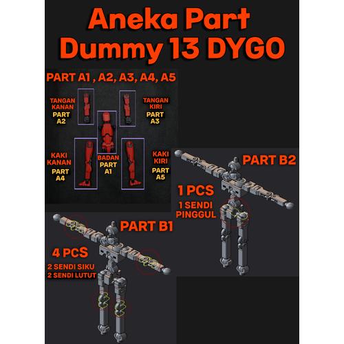 Jual Dummy 13 Dygo (100%) Ukuran 100% / Part Rangka (Frame) dan Part ...