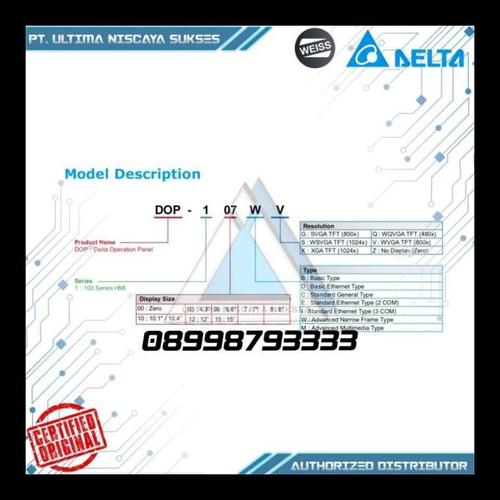 Jual INDUSTRI DIGITAL DOP-107BV HMI TOUCHSCREEN DELTA DOP-100 7"INCH BASIC - Kota Bekasi ...