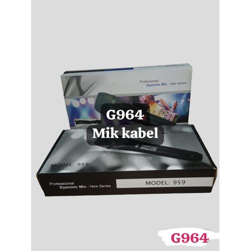 Jual G964 MIC MIK KABEL MIX MICROFON BESI SINGLE VOCAL PROFESIONAL ...