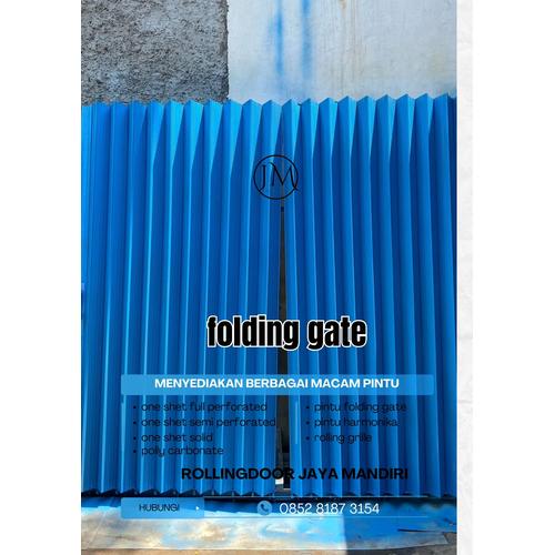 Jual Pintu Folding Gate Pintu Pertokoan baja,galvalum tebal 0,5mm - Kab ...