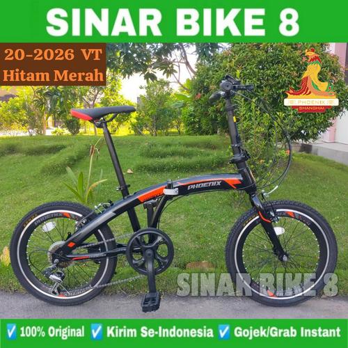 Jual Sepeda Lipat PHOENIX 20-2026 VT Ukuran 20 Inch 7 Speed - Biru, 20 ...