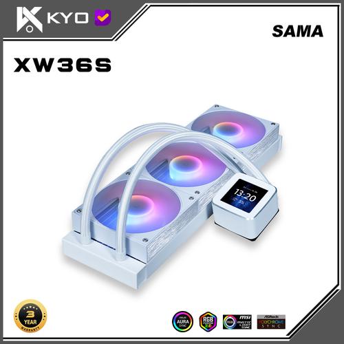 Promo KYO SAMA XW36S 2.8" inch ARGB AIO Liquid Cooling LCD DISPLAY AIO ...