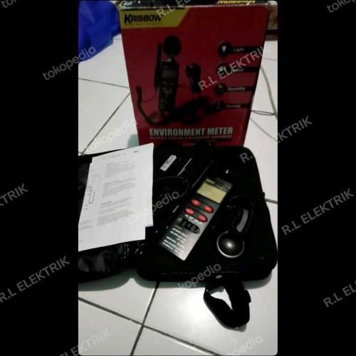 Jual ENVIRONMENT METER KRISBOW KW0600291 4 IN 1 SOUND LEVEL METER ...