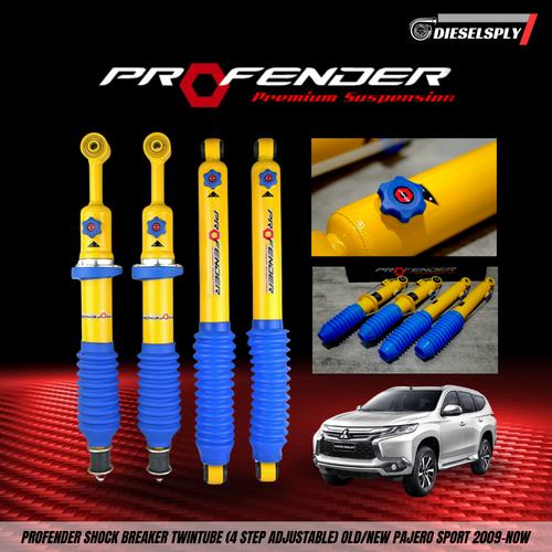 Jual Shock Breaker Profender Twintube (4 Step Adjustable) / Skok Depan Belakang Old Pajero Sport ...
