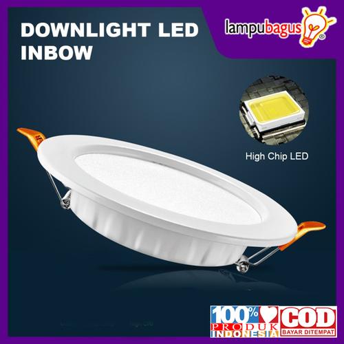 Jual Lampu Downlight LED Inbow / Downlight Panel LED Inbow Bulat - 9 ...