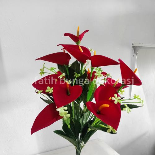 Jual Bunga Anthurium/Bunga Tangkaian/Bunga Artificial/Bunga hias ...