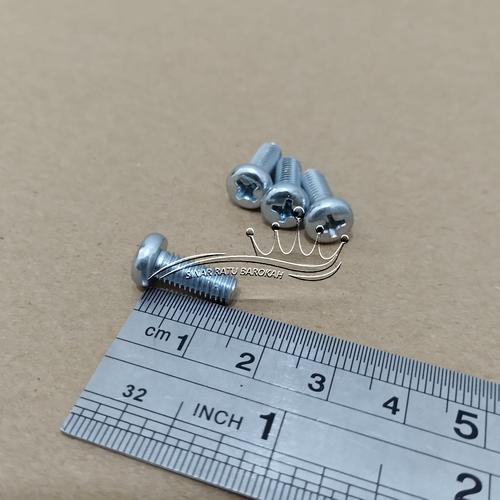 Jual BAUT OBENG PLUS JP M5X12 PANJANG 1,2CM 1,2 CM M5 X 12 BAUD 5X12 5 ...