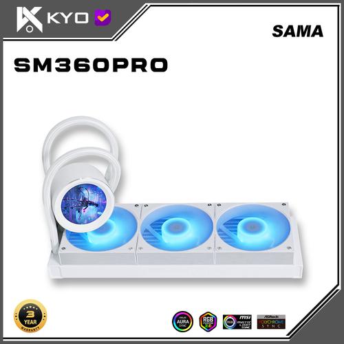 Promo KYO SAMA SM360PRO 2.8" inch ARGB AIO Liquid Cooling LCD DISPLAY ...