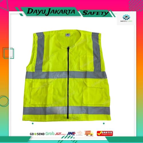 Jual Rompi kerja/Rompi Safety/Rompi Drill warna hijau stabilo - Jakarta ...