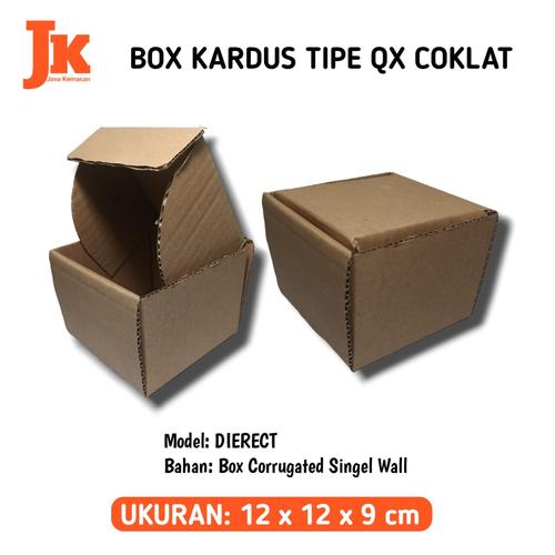 Jual KARDUS QX KOTAK BOX KARTON CORRUGATED DIRECT COKLAT KECIL POLOS ...