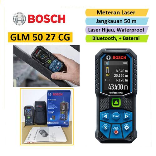 Jual Meteran Laser Digital Outdoor Rangefinder Meter Bosch GLM 50 27 CG ...
