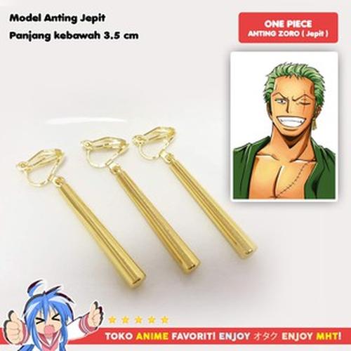 Jual Anting One Piece - Roronoa Zoro Cosplay - Anting Jepit - Kab ...