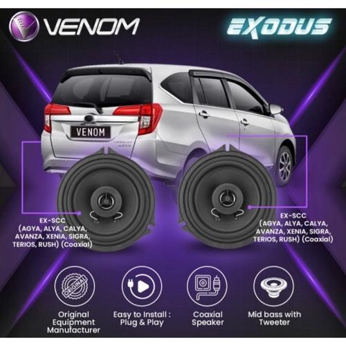 Jual Speaker Coaxial VENOM EXODUS EX-SCC / EX-MC / EX-NC / EX-HC Venom ...