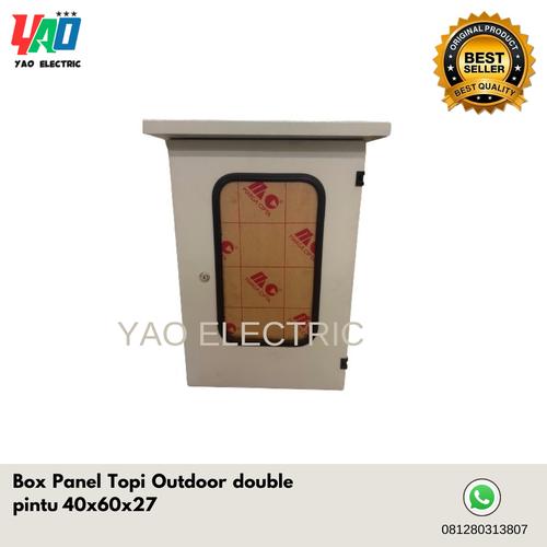 Jual Box Panel LISTRIK Topi/Outdoor double pintu 40x60x27 (TEBAL1.5MM ...