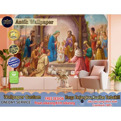 Jual Wallpaper & Wallstiker Custom 3D Tema Yesus | Religi | Kristen ...