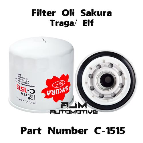 Jual Filter Oli C-1515 Isuzu ELF 135PS, ELF NKR66, NKR71, ELF Giga ...
