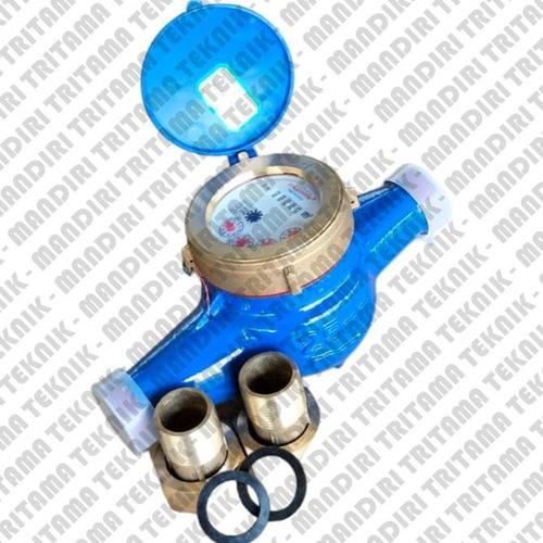 Jual NEW WATER METER 1 INCH CALIBRATE 25MM CONNECTION SCREW/DRAT DN25 ...