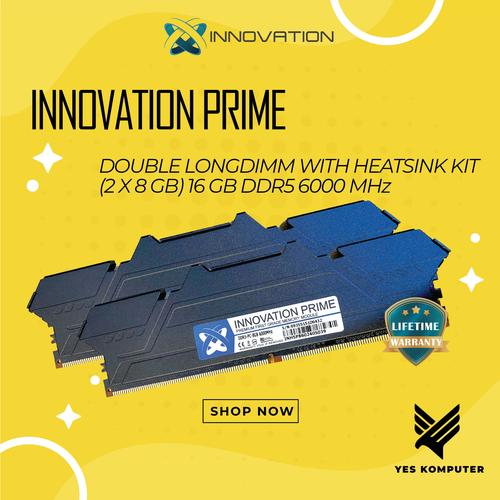 Jual RAM LONGDIMM INNOVATION PRIME DDR5 16GB KIT (2x8GB) 6000MHz - WITH ...