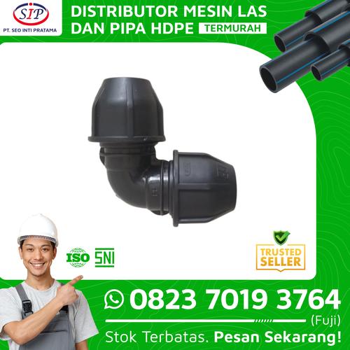 Jual Elbow pipa hdpe 2 inch 63 mm compression - knee hdpe 2 inch 63 mm ...