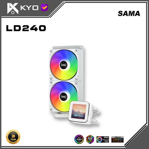 Promo KYO SAMA LD240 2.8" inch ARGB AIO Liquid Cooling LCD DISPLAY AIO ...
