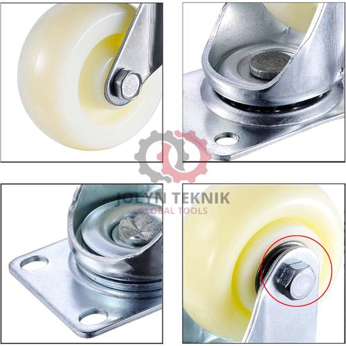 Promo RODA TROLY 5 INCH MATI/HIDUP/REM BAHAN NYLON CASTER MEDIUM HEAVY ...