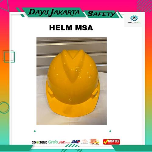 Jual Helm Safety MSA Full set/Helm kerja proyek warna kuning -SNI ...