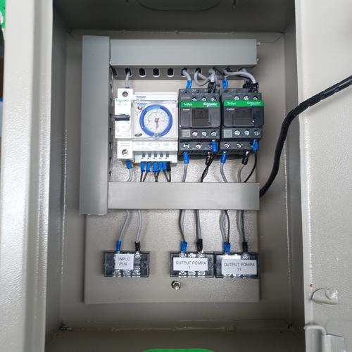 Jual Panel Timer 2 AC Hidup Bergantian Panel Double Kontaktor Panel ...